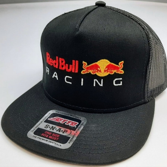 Accessories | Redbull Red Bull Racing Embroidered Flat Bill Snapback ...